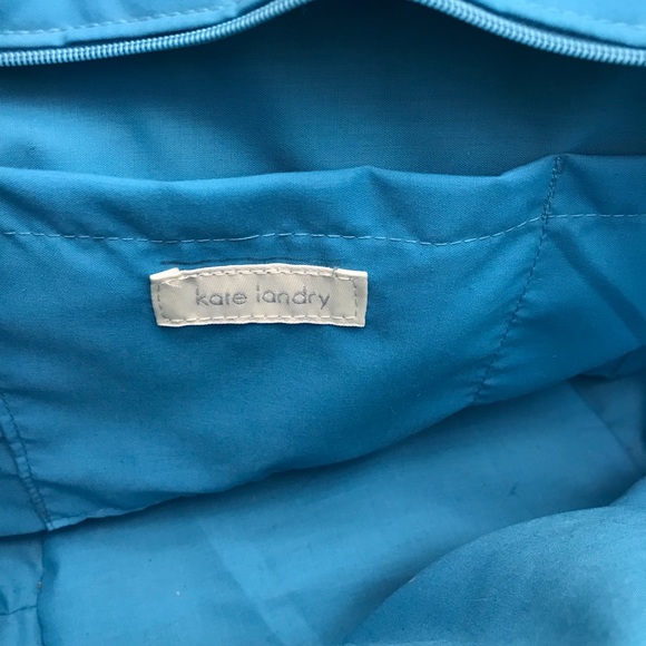 Kate Landry | Bags | Vintage Kate Landry Straw Embroidered Flower ...